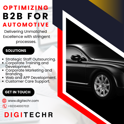 Automotive - Digitech | B2B Digital Marketing, Outsourcing, Recruiting & Tech Solutions